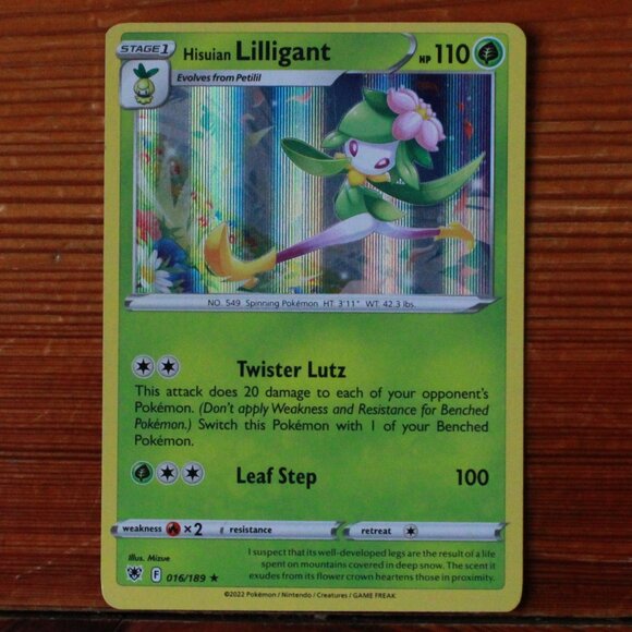 Pokemon | Toys | Pokemon Hisuian Lilligant Line Holo Tradingplaying ...